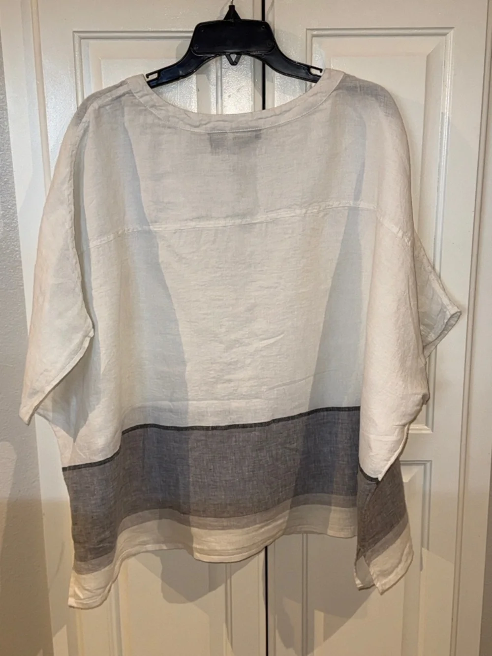 Tahari | Tops | Tahari 0 Linen Shirt Oversized Xl | Poshmark